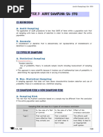 ISA 530: Audit Sampling Standards | PDF | Audit | Sampling (Statistics)