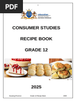 GCSE Food High Level Skills With Recipies | PDF | Pasta | Cooking