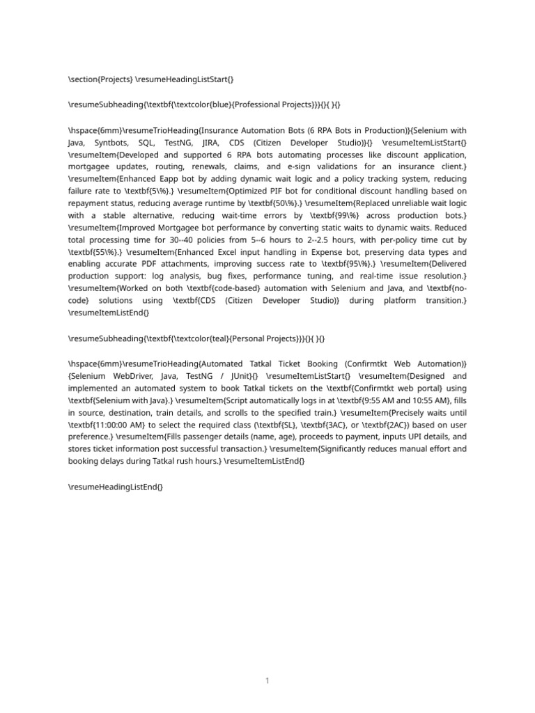 Resume Revised Projects | PDF | Computing | Software