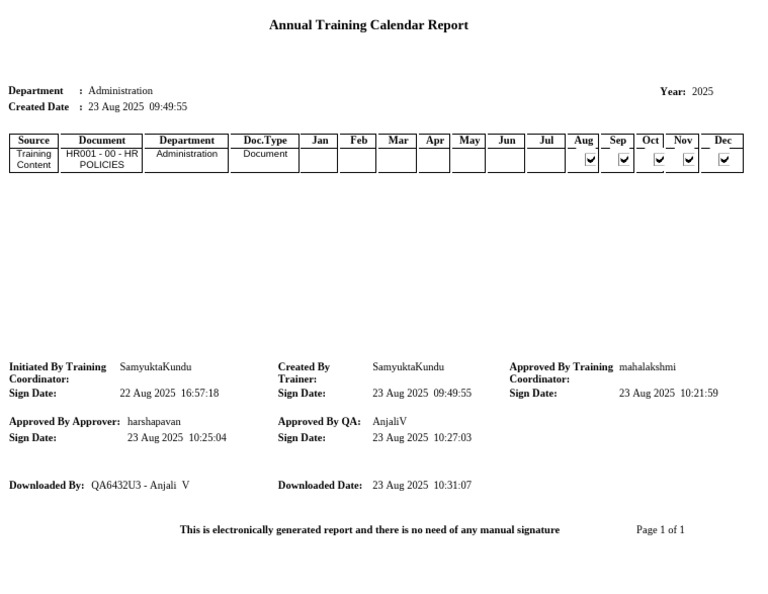 ATC Report | PDF