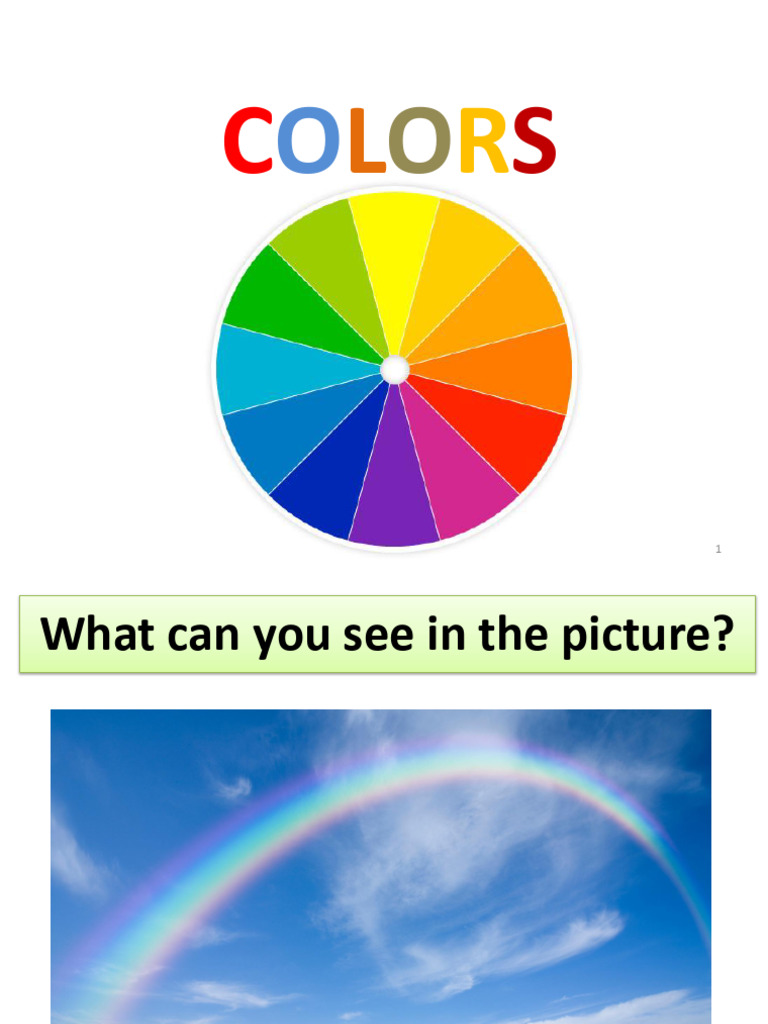 Understanding Rainbow Colors for Kids | PDF