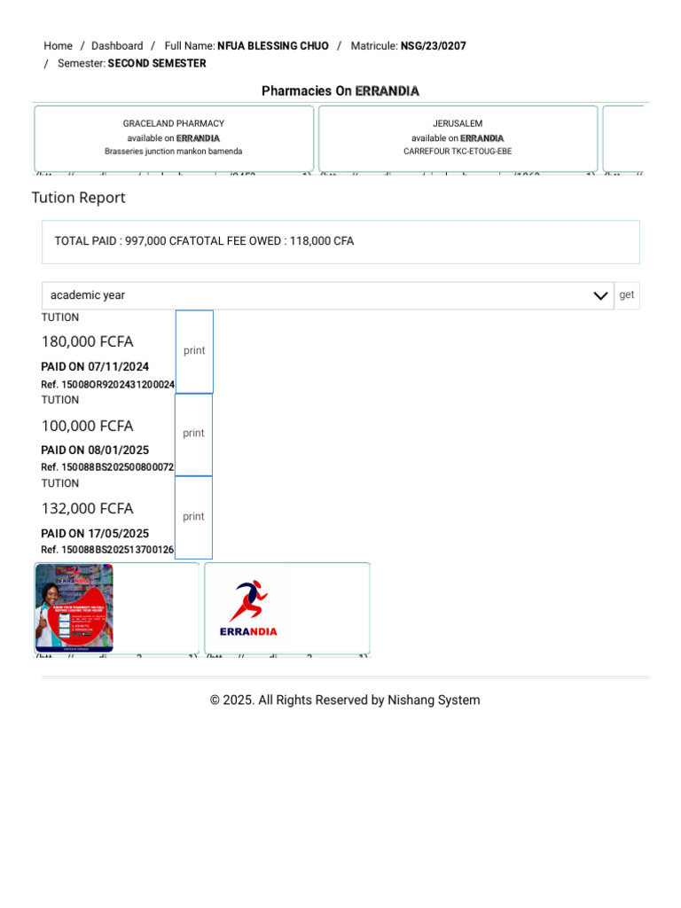 Tution Report - SSP | PDF