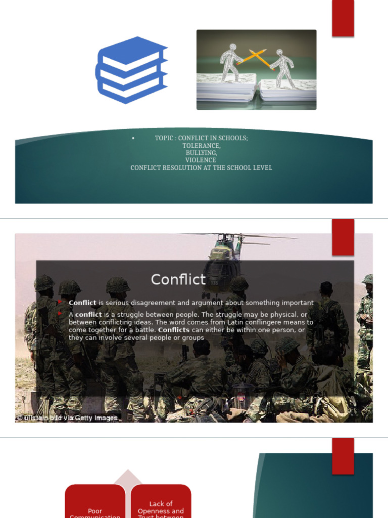 School Conflict Resolution Strategies | PDF | Prejudices | Violence