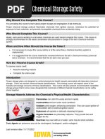 Color Codes For Chemical Storage | PDF