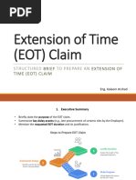 Extension of Time Claim Template | PDF | Business