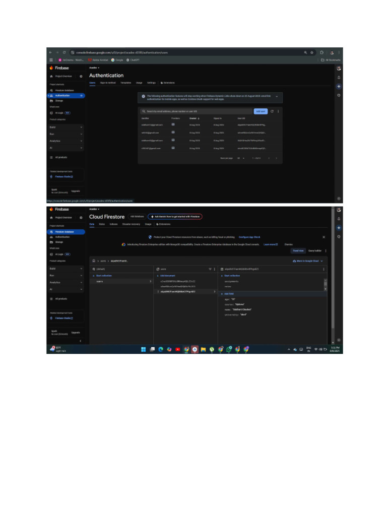 Firestore Data | PDF