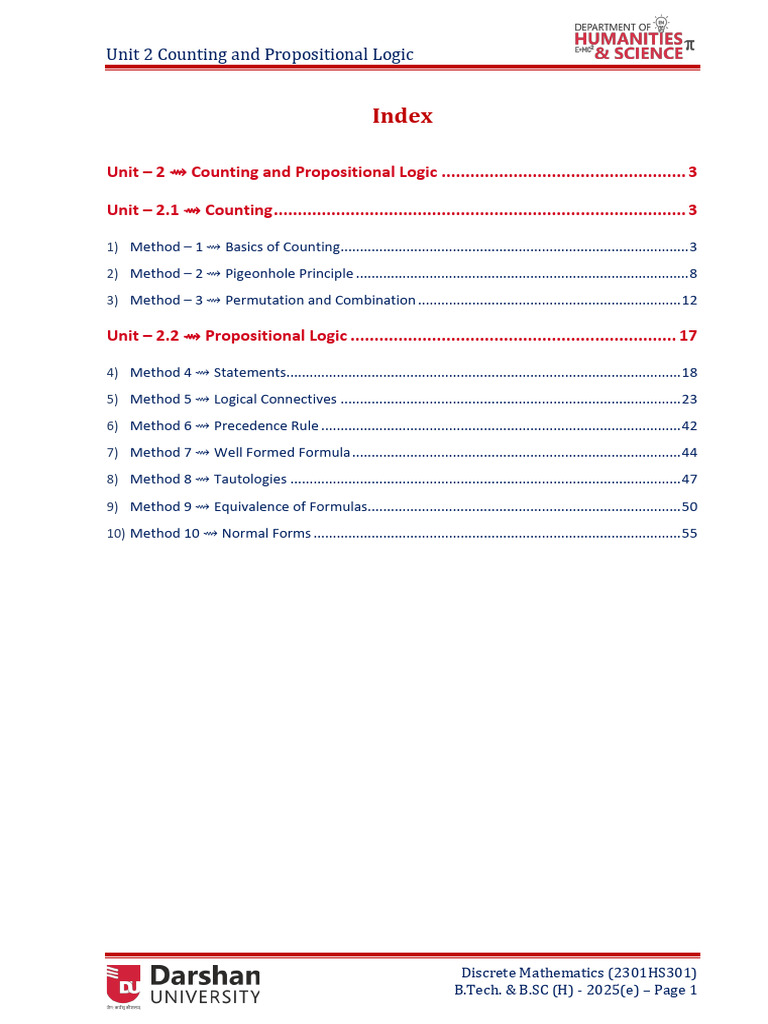 Unit 2 | PDF | Logic | Proposition