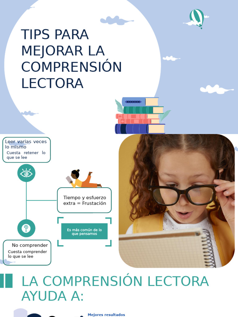 Tips para Mejorar la Comprensión Lectora | PDF | Comprensión lectora ...