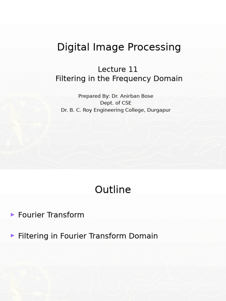 Digital Image Processing - Lec11 | PDF | Fourier Series | Function ...