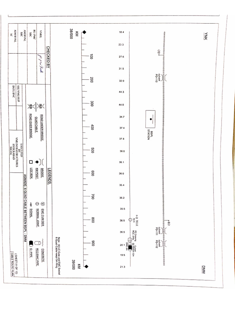 BSPL-DMM Cable Route Diagram | PDF