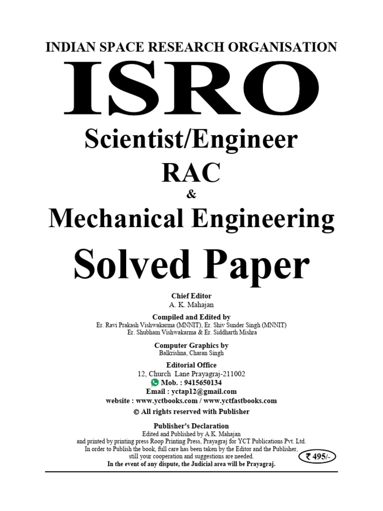 ISRO RAC Mechanical Exam Syllabus | PDF | Torque | Thermal Insulation