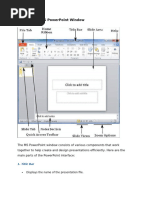 Parts of Powerpoint | PDF | Window (Computing) | Human–Computer Interaction