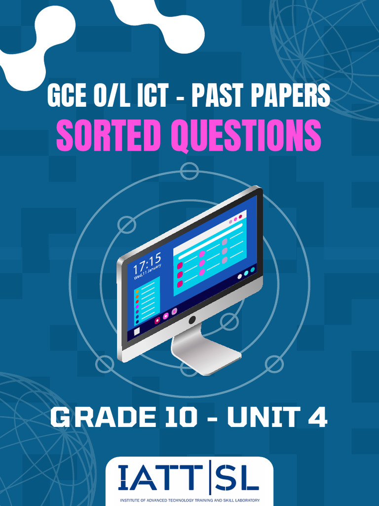 IATTSL - OL Paper Sorted Questions Series - Grade 10 - Unit 4 ...