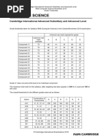 Grade Thresholds June 2025: Cambridge International AS & A Level ...