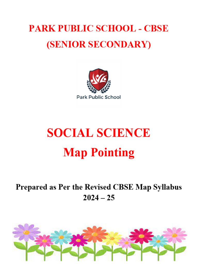 CBSE Social Science Map Pointing Guide | PDF