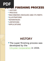 Super Finishing Processes Overview | PDF | Technology & Engineering
