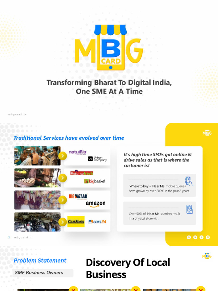 MBG Card Pitch Deck | PDF