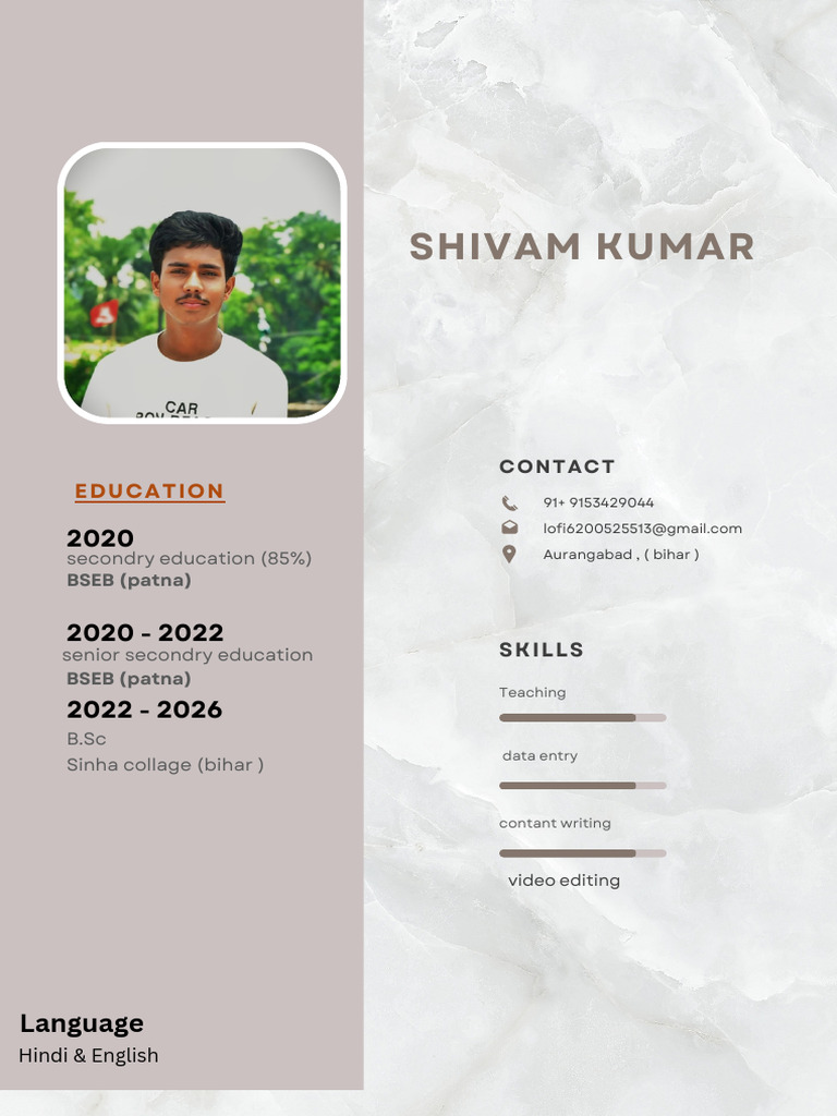 Gray Simple Resume | PDF