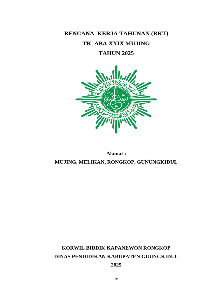 Rkt Tk Mujing 2025 (1) | PDF