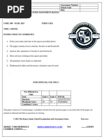 MS Cambridge Checkpoint Results 2025 | PDF