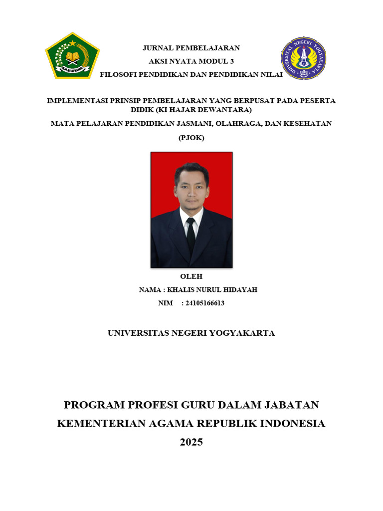 Khalis Nurul Hidayah_24105166613_ Filosofi Pendidikan Dan Pendidikan Implementasi Prinsip ...
