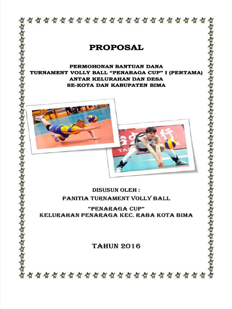 Proposal Turnamen Volly Ball Penaraga Cup | PDF