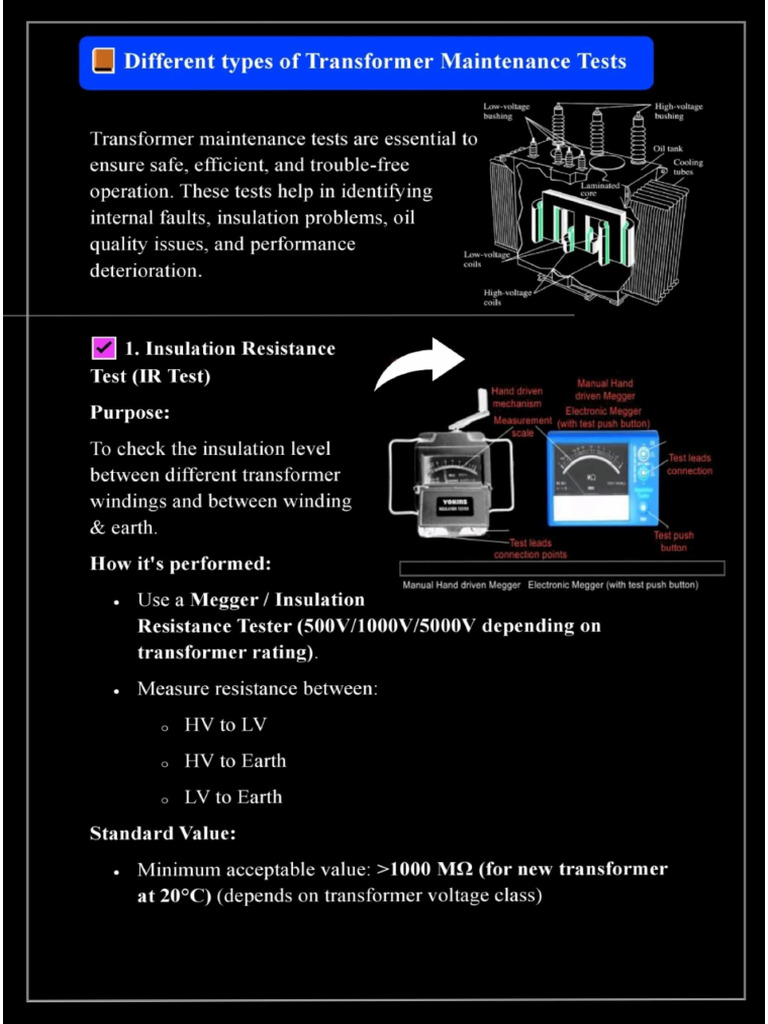 Transformer Tests | PDF