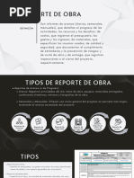 Formato de Reporte Diario de Obra | PDF | Finanzas y dinero
