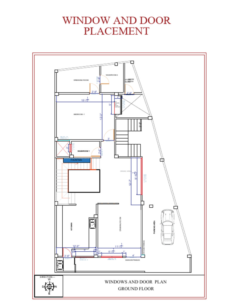 Mughalsarai Window Plan and Elevation | PDF | Buildings And Structures ...