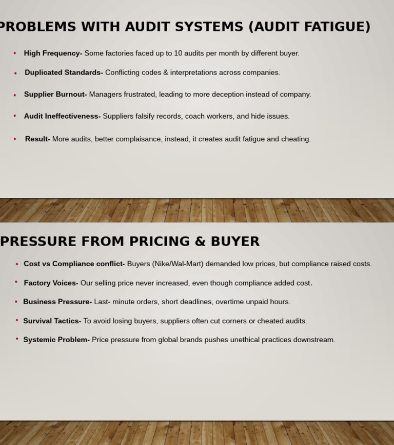 Addressing Audit Fatigue in Factories | PDF