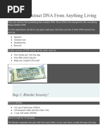 Extraction of DNA Onions | PDF | Cell (Biology) | Cell Nucleus