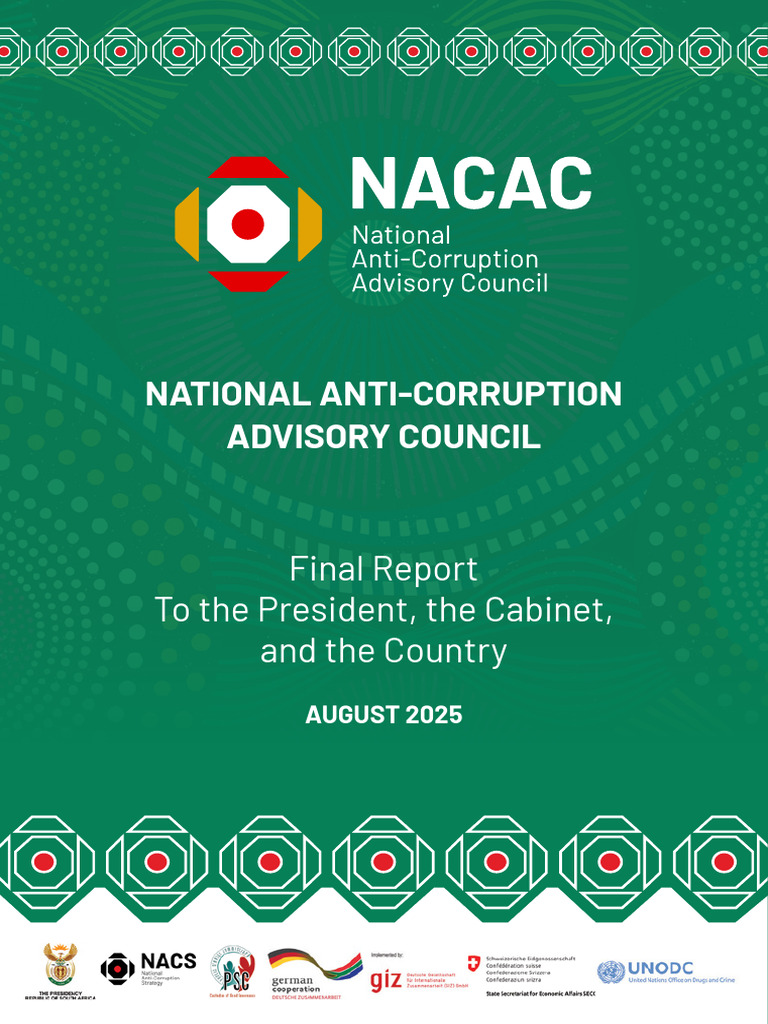NACAC Final Report on Anti-Corruption | PDF | Corruption | Political ...