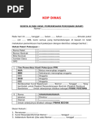 Contoh Form BAPP | PDF