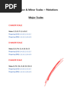Trumpet Fingering Chart For All Twelve (12) Major Scales | PDF ...