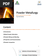 Pulverization Process in Powder Metallurgy | PDF | Mill (Grinding) | Alloy