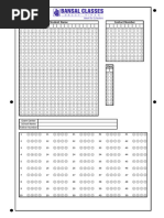 Clat Omr Sheet (1) - 240826 - 011938 | PDF