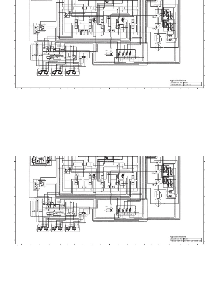 Subg Diagram Hidraulyc Hitachi Zx110-5g | PDF