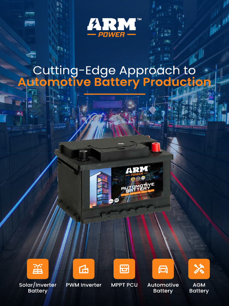 Arm Automotive Batteries | PDF | Battery Charger | Electricity
