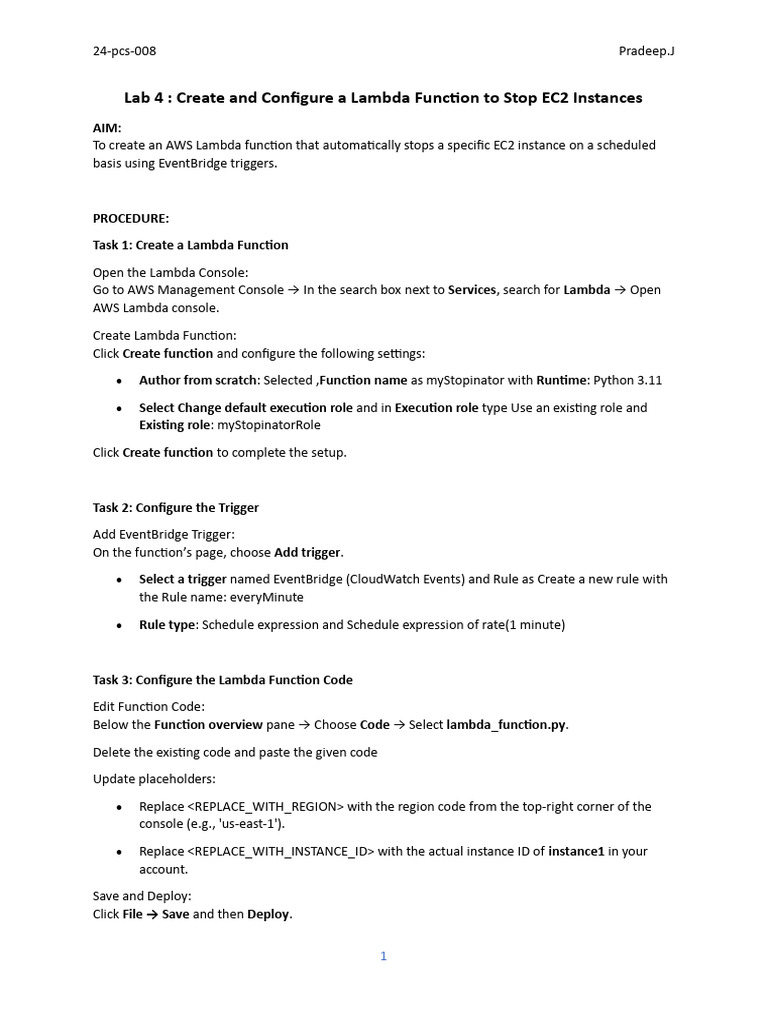 Lab 4 lamda | PDF | Anonymous Function | Computer Engineering