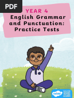 Year 4 Grammar & Punctuation Test 1 | PDF