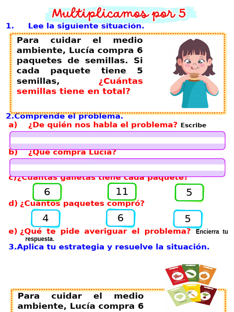 09-09 Ficha Multiplicación Por 5 | PDF