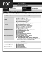 Job Description - Cluster Manager | PDF | Retail | Business