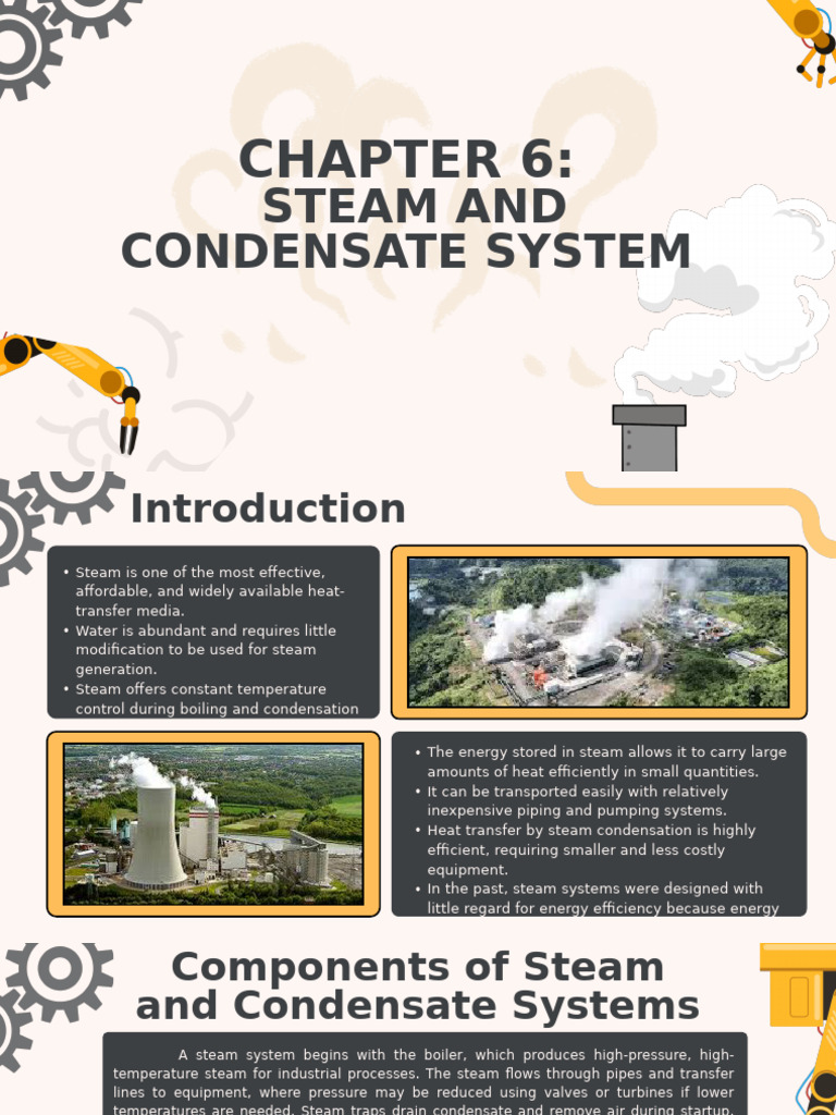 Steam System Components Overview | PDF | Steam | Boiler