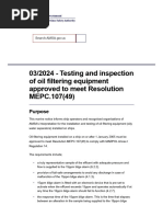 Difference Between OWS MEPC 60 (33) and 107 | PDF