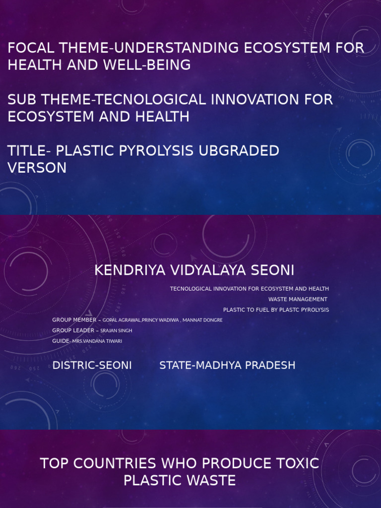 Final Presentation. | PDF | Pyrolysis | Plastic