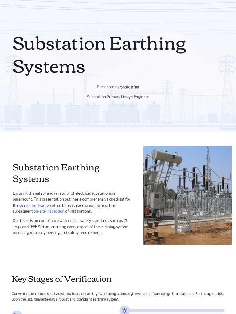 Substation Earthing Systems Checklist | PDF | Corrosion | Manufactured ...