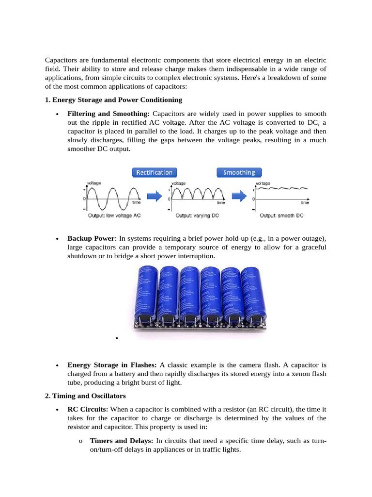 Capacitors | PDF | Capacitor | Capacitance