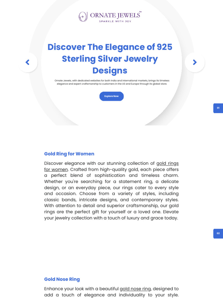 Discover The Elegance of 925 Sterling Silver Jewelry Designs | PDF ...