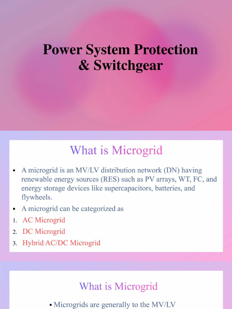 Unit 4 Micro Grid 1 | PDF