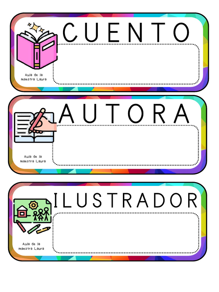 Vocabulario de Cuento Infantil | PDF